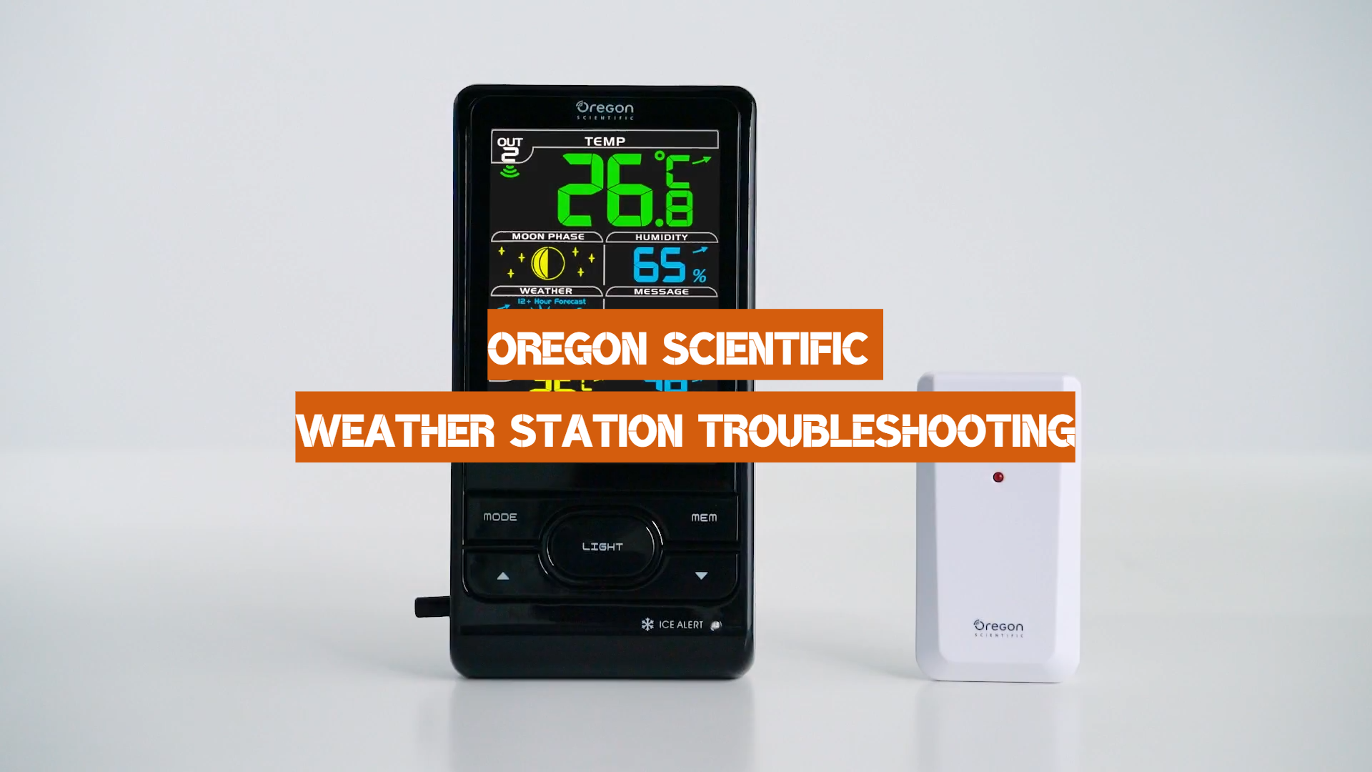 Oregon Scientific Weather Station Troubleshooting - WeatherStationPro